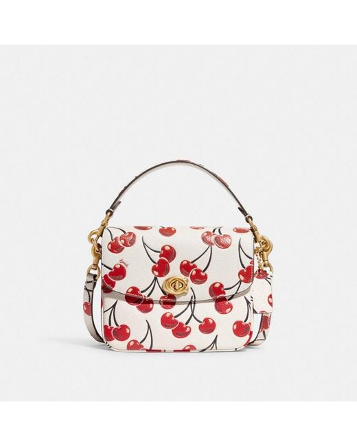 Coach Leather Cassie Crossbody 19 With Cherry Print Lyst