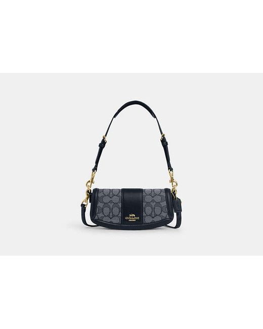 COACH Andrea Small Shoulder Bag in Black | Lyst