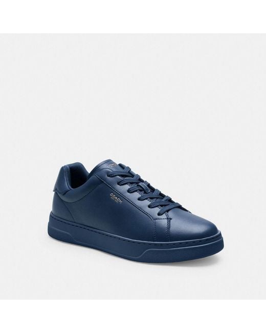 COACH High Line Sneaker in Blue for Men | Lyst