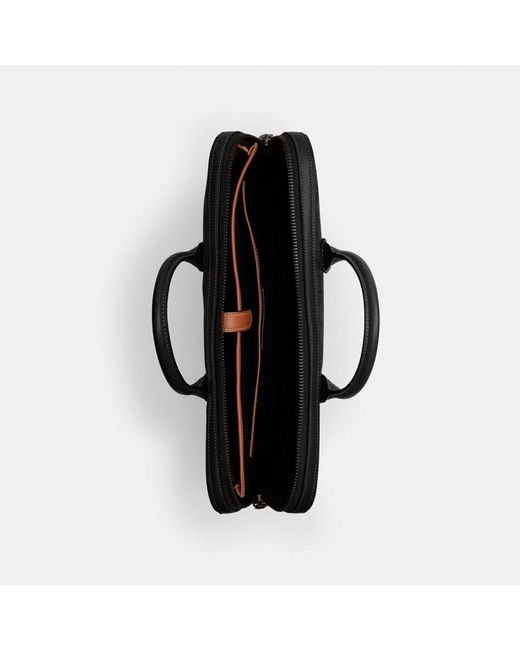 COACH Theo Work Bag In Signature Jacquard in Black for Men | Lyst