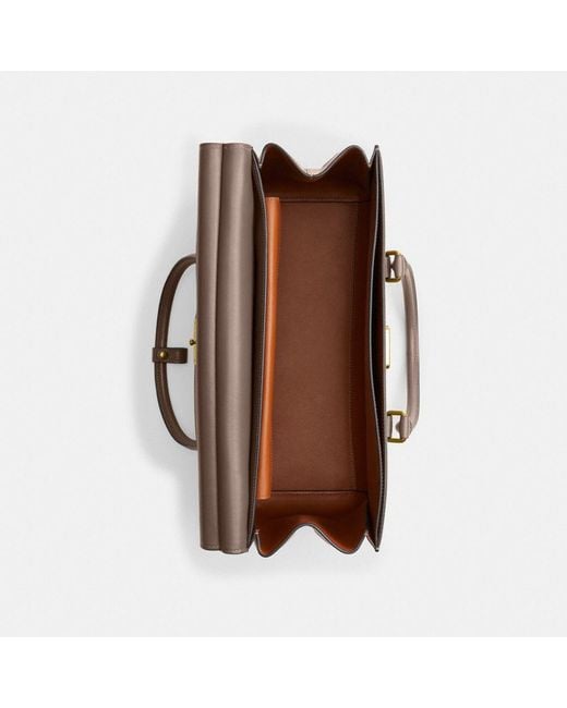COACH Broome Carryall Bag 36 in Brown | Lyst