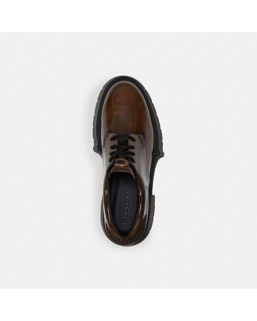 COACH Lyla Platform Derby in Brown | Lyst