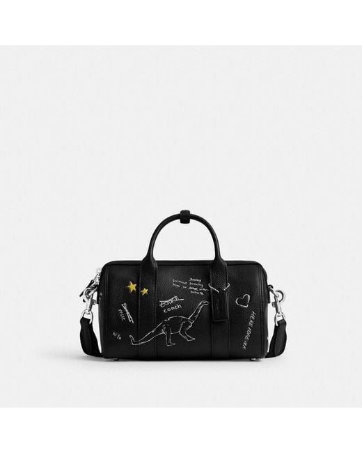 COACH Gotham Duffle Bag 24 With Sketch Print in Black for Men | Lyst