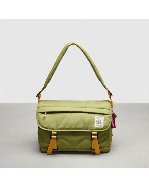COACH Topia Loop Messenger Bag in Green | Lyst