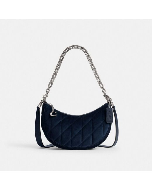 COACH Mira Shoulder Bag With Quilting in Blue | Lyst