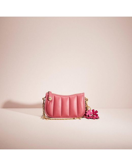 Coach Upcrafted Swinger 20 With Quilting In Pink Lyst