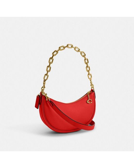COACH Mira Shoulder Bag in Red | Lyst