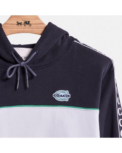 COACH Restored Athleisure Hoodie in Blue for Men | Lyst