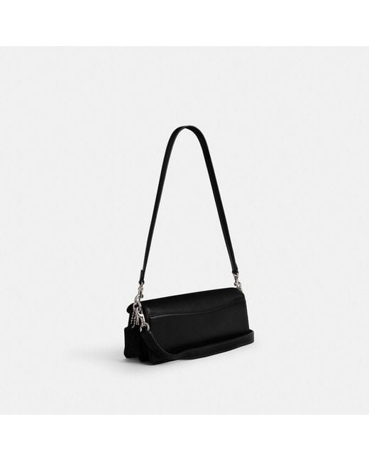 COACH Tabby Shoulder Bag 28 With Crystal in Black | Lyst