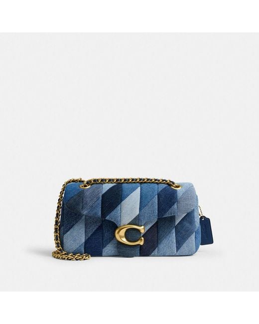 COACH Tabby Shoulder Bag 26 With Repurposed Denim Patchwork Quilting in ...