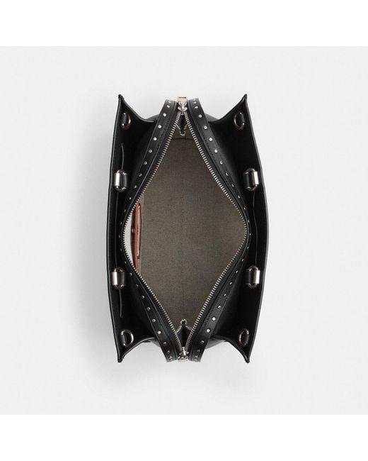 COACH Rogue Bag With Rivets in Black | Lyst