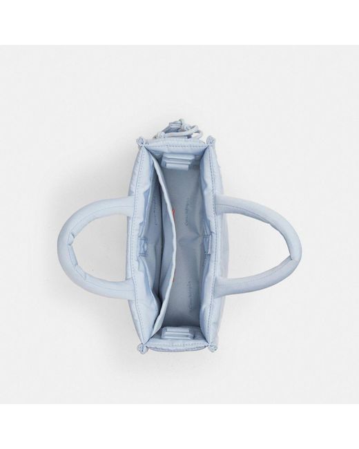 COACH Topia Loop Mini Tote In Recycled Polyester in Blue | Lyst