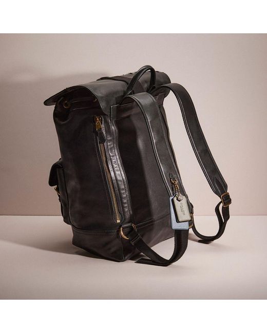 COACH Upcrafted Bleecker Backpack in Black for Men | Lyst