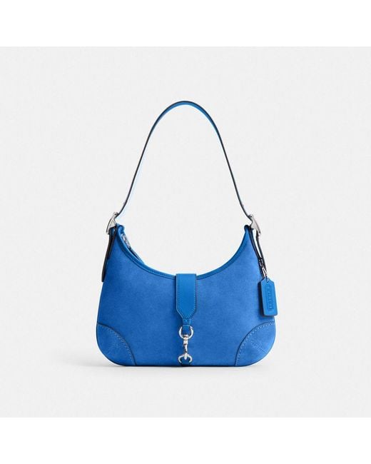 COACH Hamptons Hobo Bag in Blue | Lyst