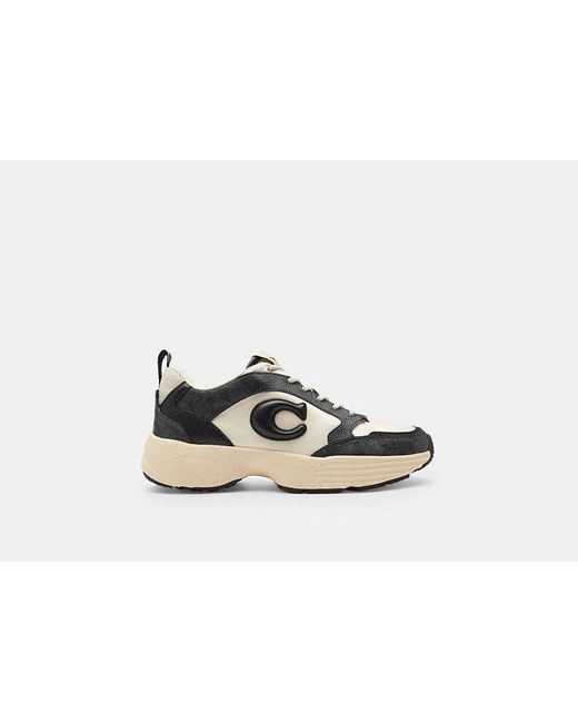 COACH Strider Sneaker in Natural | Lyst