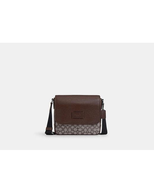 COACH Sprint Map Bag 25 In Signature Jacquard in Black for Men | Lyst