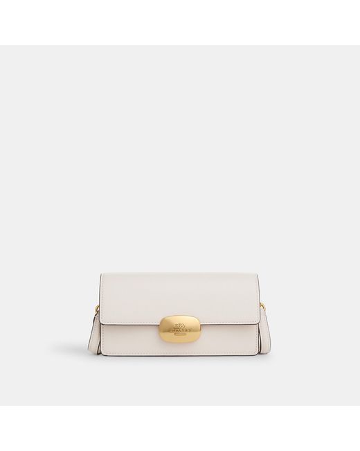 Coach Outlet Eliza Small Flap Crossbody in White | Lyst