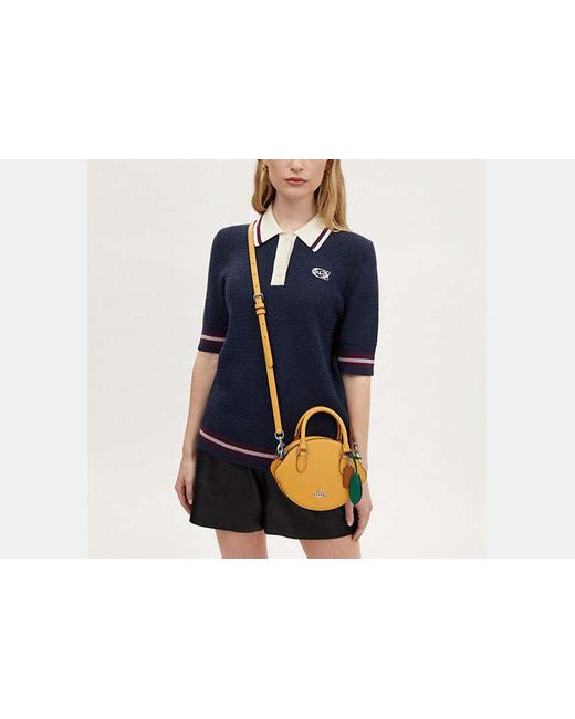 COACH Lemon Crossbody in Black | Lyst