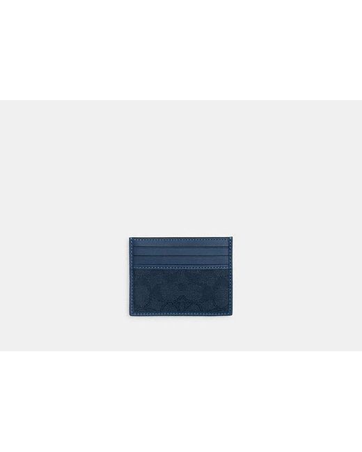 COACH Slim Id Card Case In Signature Jacquard in Black for Men | Lyst