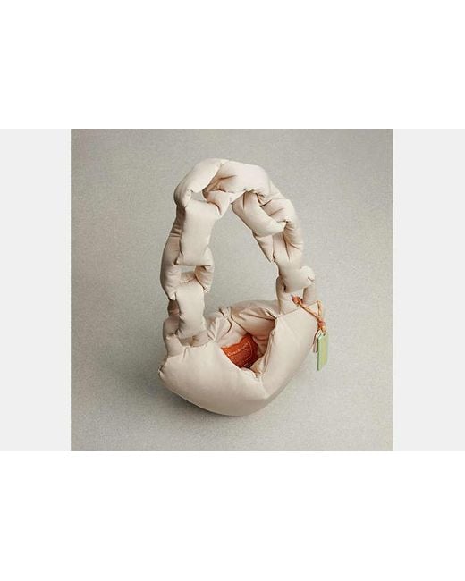 COACH Coachtopia Loop Puffy Heart Bag in Black | Lyst