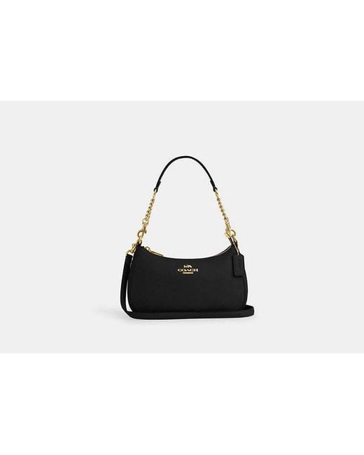 COACH Teri Shoulder Bag in Black | Lyst