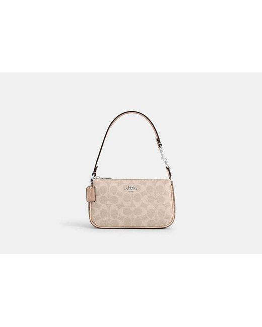 COACH Nolita 19 In Blocked Signature Canvas in Black | Lyst