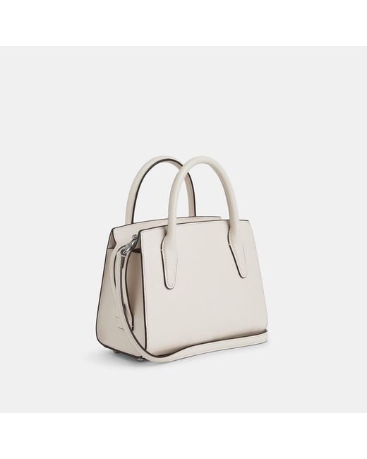 COACH Andrea Carryall in White | Lyst