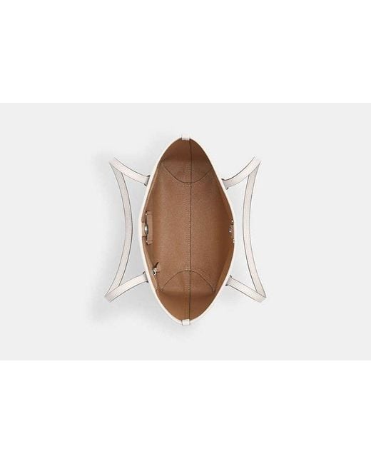 COACH Small City Tote With Snail Print in Black | Lyst