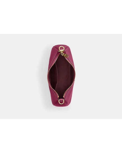 COACH Teri Shoulder Bag With Bow Charm in Black | Lyst