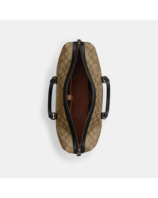COACH Ellery Hold All In Signature Canvas in Brown for Men | Lyst