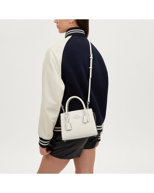 COACH Andrea Carryall in White | Lyst