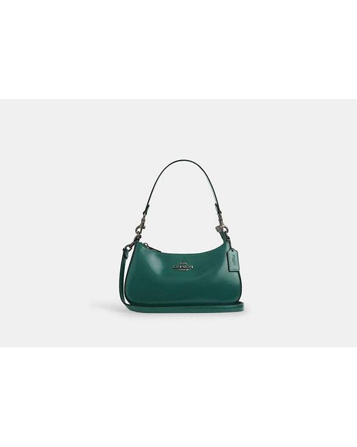 COACH Teri Shoulder Bag in Green | Lyst