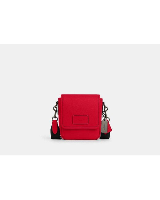 COACH Lucas Crossbody Bag in Red for Men | Lyst