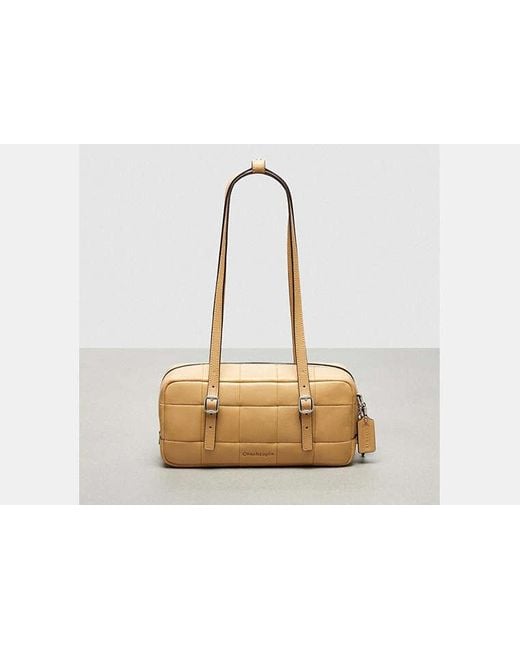 COACH Alter/ego Satchel Bag In Checkerboard Upcrafted Leather in Black ...
