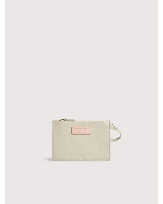 Coccinelle Grained Leather Handbag C-Easy Small in Natural | Lyst UK