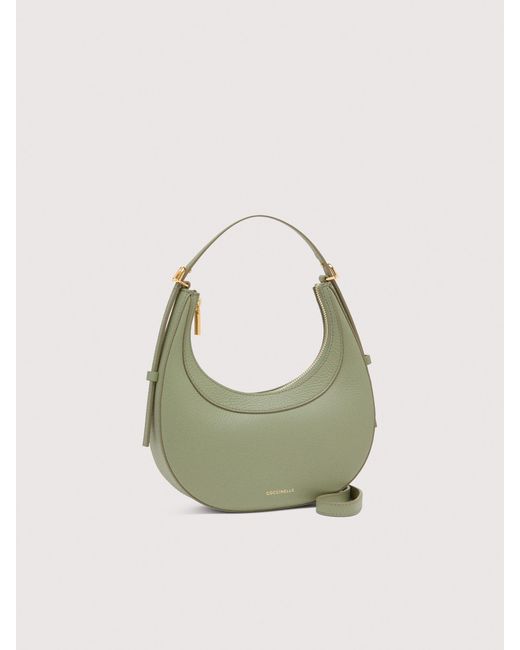 Coccinelle Grained Leather Minibag Whisper Mini in Green | Lyst