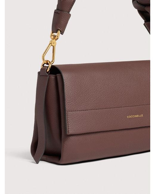 Coccinelle Two-Sided Leather Shoulder Bag Boheme Small | Lyst UK
