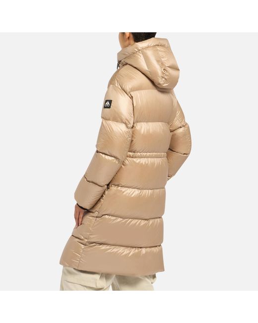 Moose Knuckles Juniper Nylon Parka in Natural | Lyst