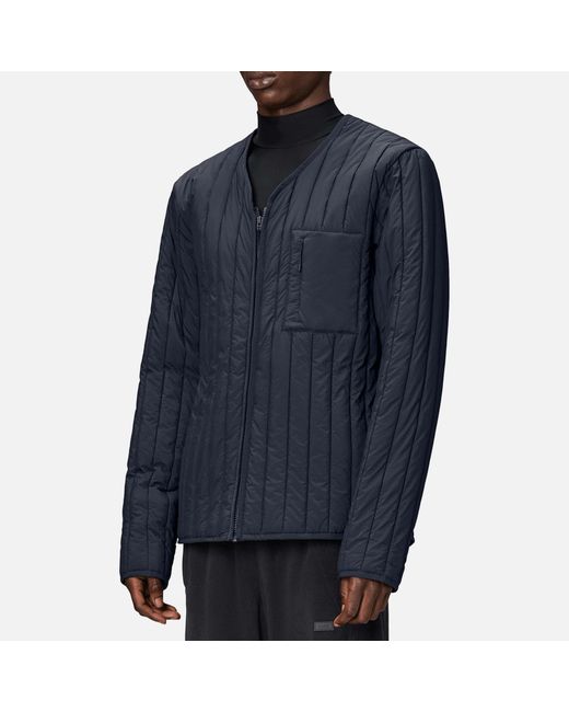 Rains Banja Quilted Shell Liner Jacket in Blue for Men | Lyst