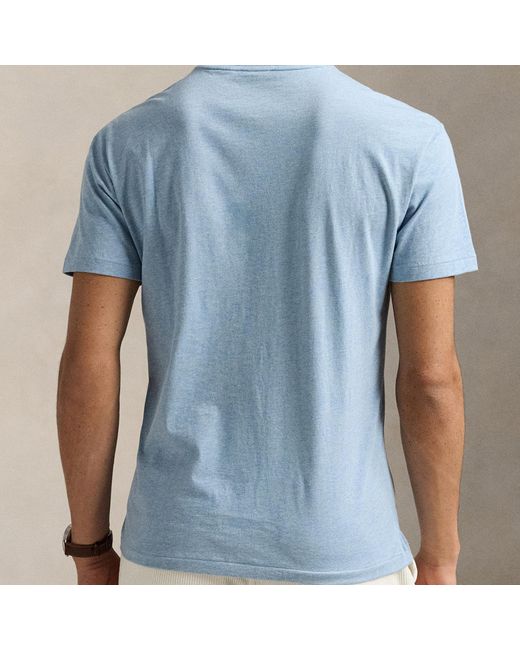 Polo Ralph Lauren Classic Fit Cotton-Jersey Embroidered Script T-Shirt ...