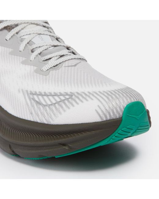 Hoka One One Clifton 9 Mesh Gore-Tex Trainers in White for Men | Lyst