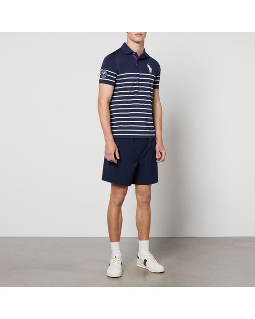 Polo Ralph Lauren x Wimbledon Ball Boy Jersey Polo Shirt in Blue for Men | Lyst