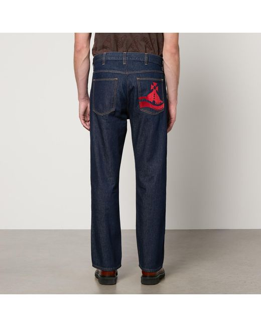 Vivienne Westwood Ranch Denim Wide-Leg Jeans in Blue for Men | Lyst