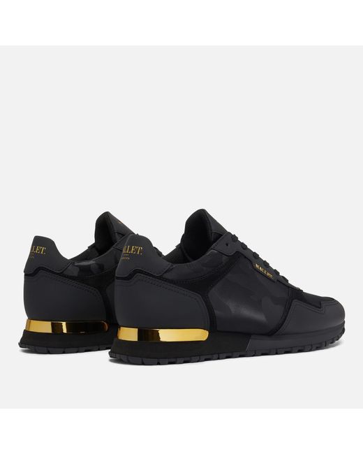 Mallet Diver Lite Camo Leather Trainers in Blue for Men | Lyst