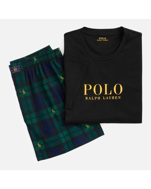 Polo Ralph Lauren Cotton Pyjamas Gift Set in Black for Men | Lyst