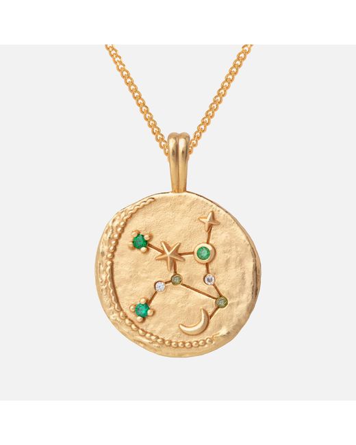 Astrid & Miyu Zodiac Virgo Pendant Necklace - Lyst Astrid & Miyu Zodiac Virgo Pendant Necklace - Lyst