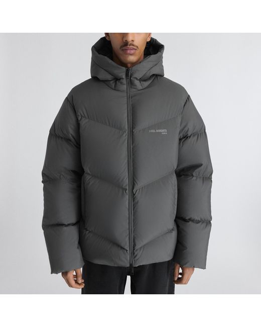 Axel Arigato Peak Quilted Nylon Puffer Jacket in Gray for Men | Lyst
