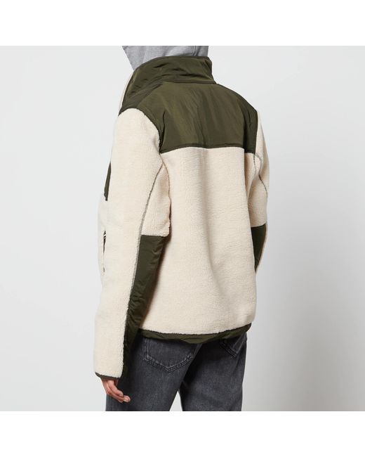 AMI x Coggles Shell And Fleece Jacket in Natural | Lyst