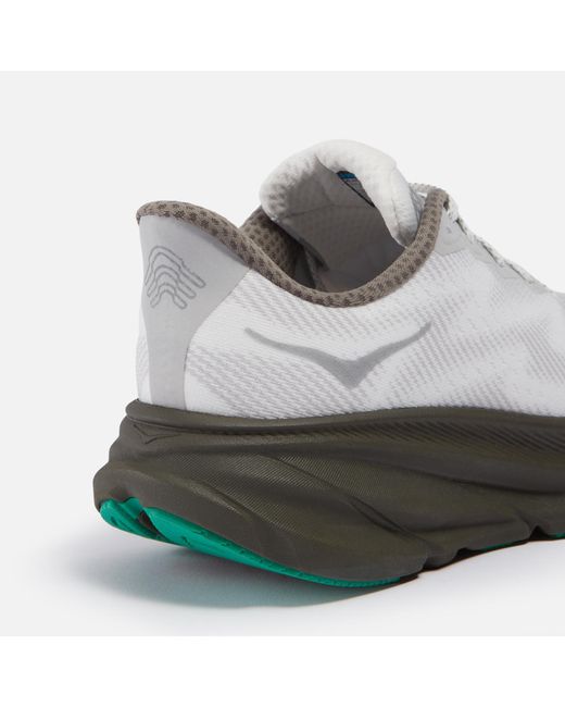 Hoka One One Clifton 9 Mesh Gore-Tex Trainers in White for Men | Lyst