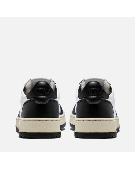 Autry Medalist Leather Court Trainers in Black for Men | Lyst